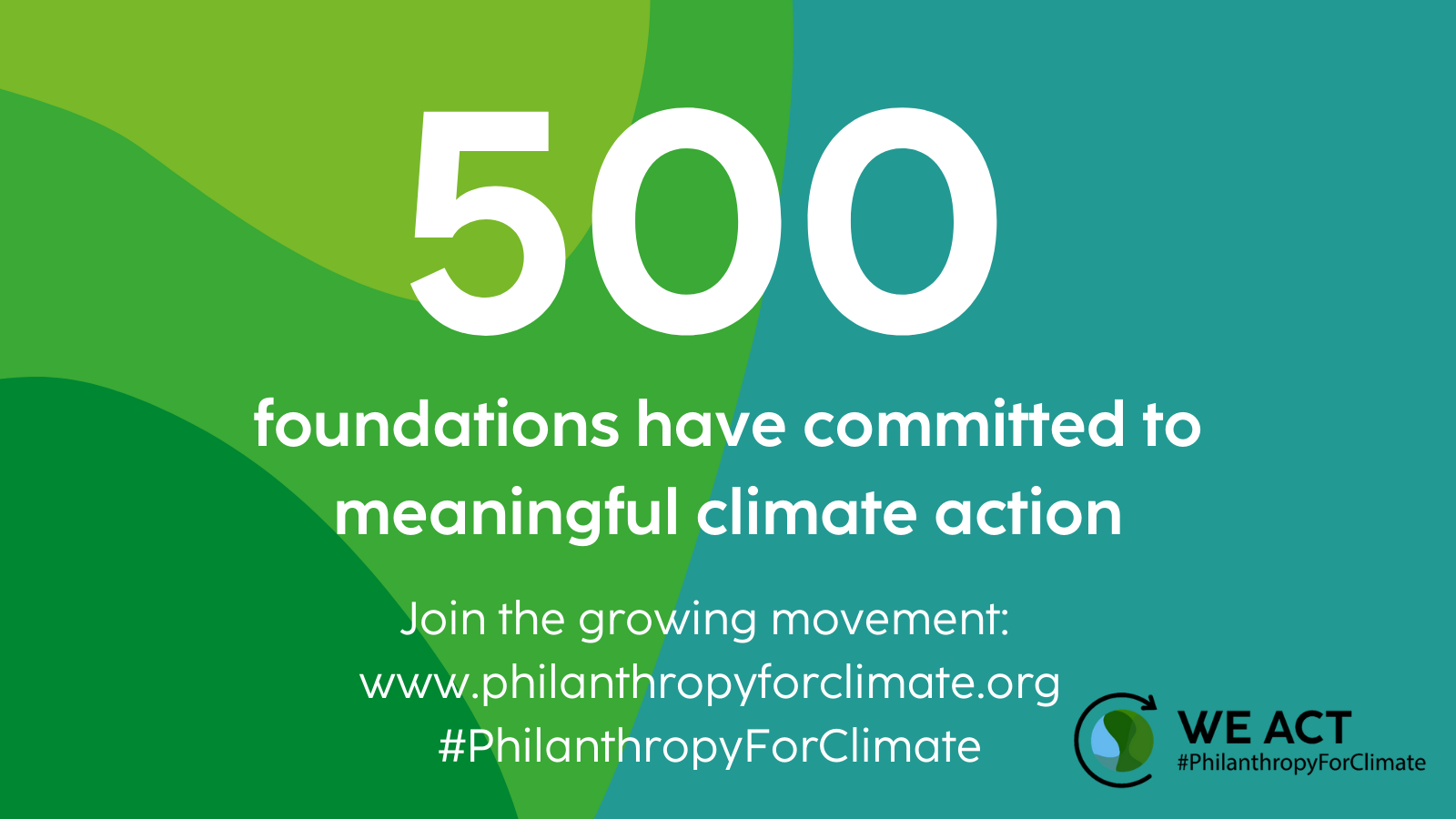 500 foundations around the world commit to climate action - Philea