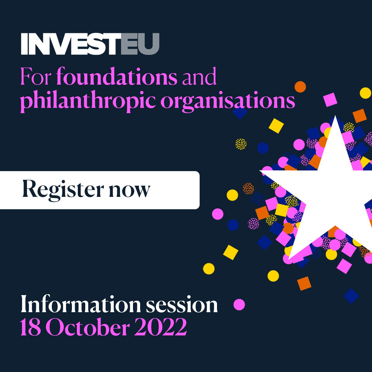 InvestEU solutions for a better Europe - A masterclass for foundations ...